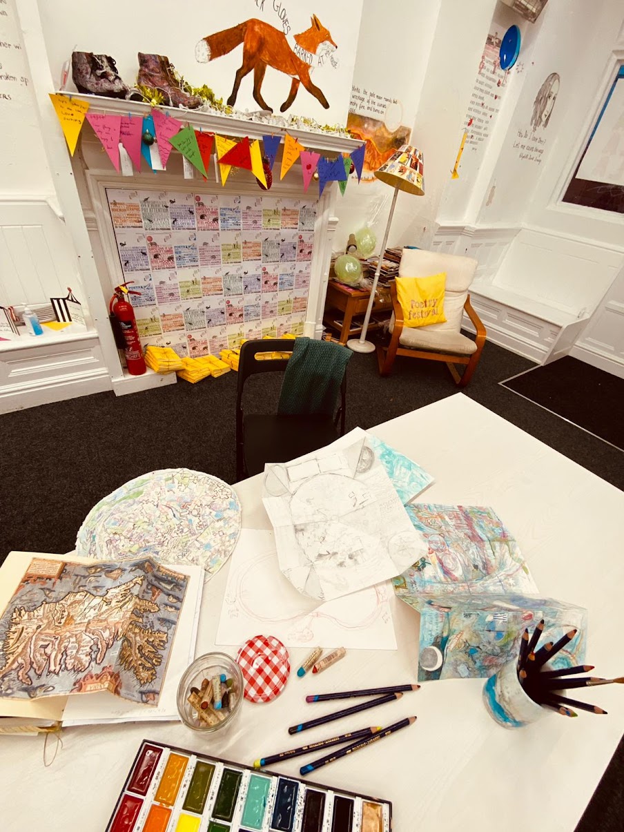 Andrea workshop still life – Ledbury Poetry Festival